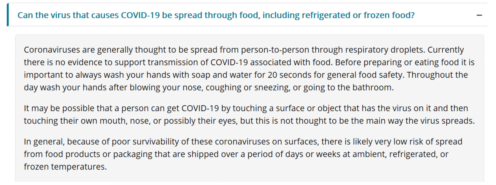 A message about COVID-19