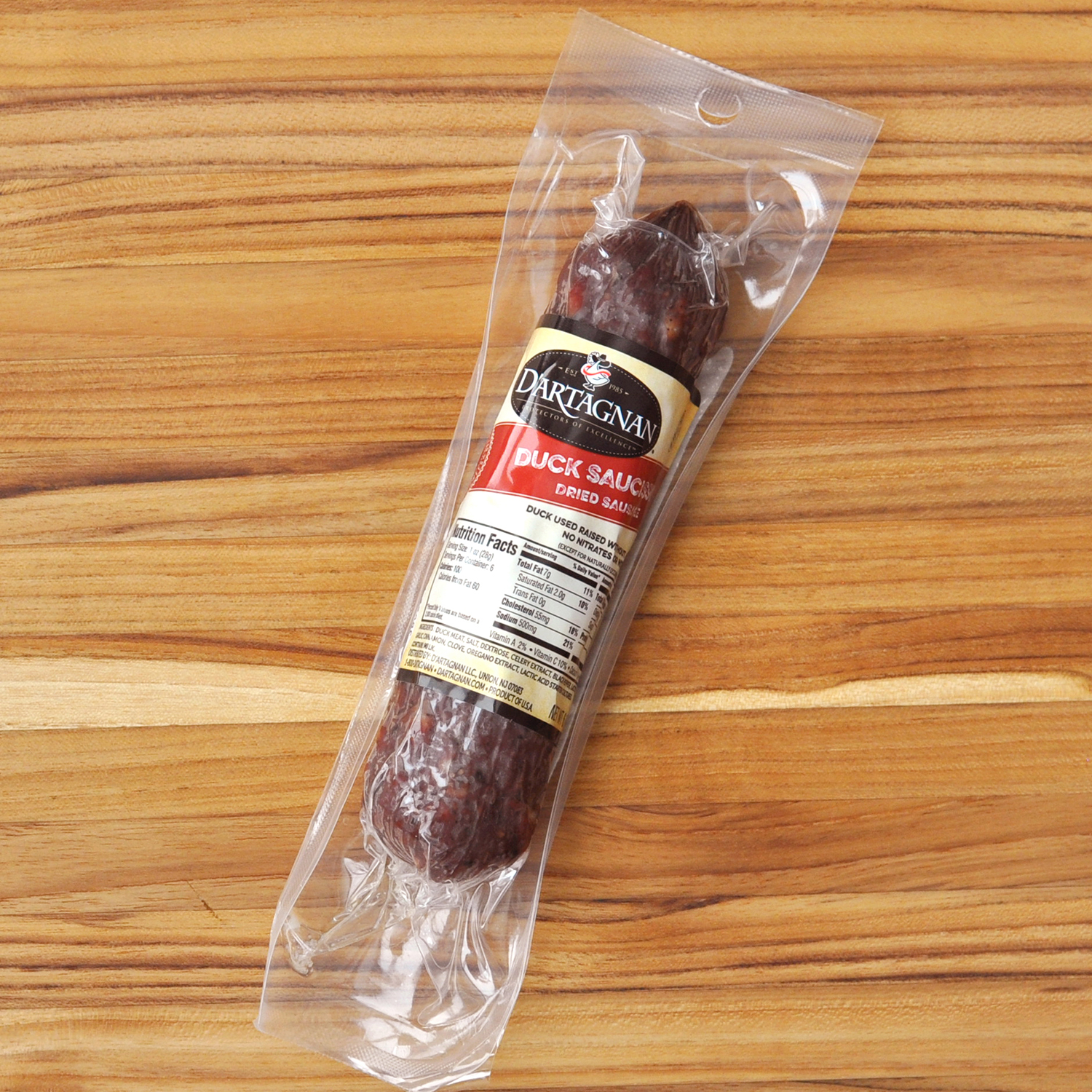 Artisanal Duck Saucisson Sec, Dry-Cured Sausage | Shop D'Artagnan